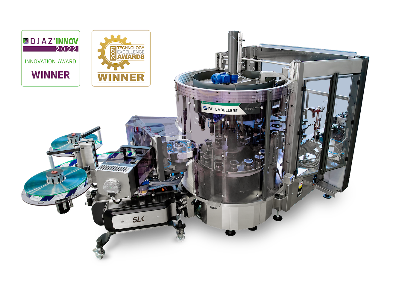 Modular SL | Automatic Rotary Labeling Machine | P.E. Labellers