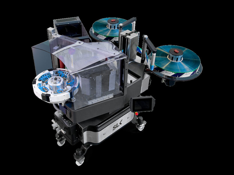 Roll-Fed Wrap-Around Labeling Equipment - Simpl-Cut | Pre-Glued Station ...